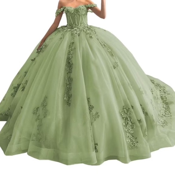 Dresses | Light Green Ball Gown | Poshmark